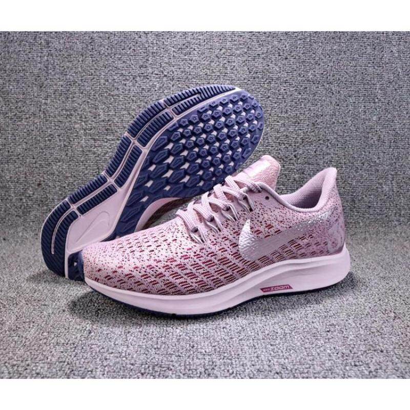 Nike Air Zoom Structure 35 Women's Running Shoes Purple Breathable Non ...