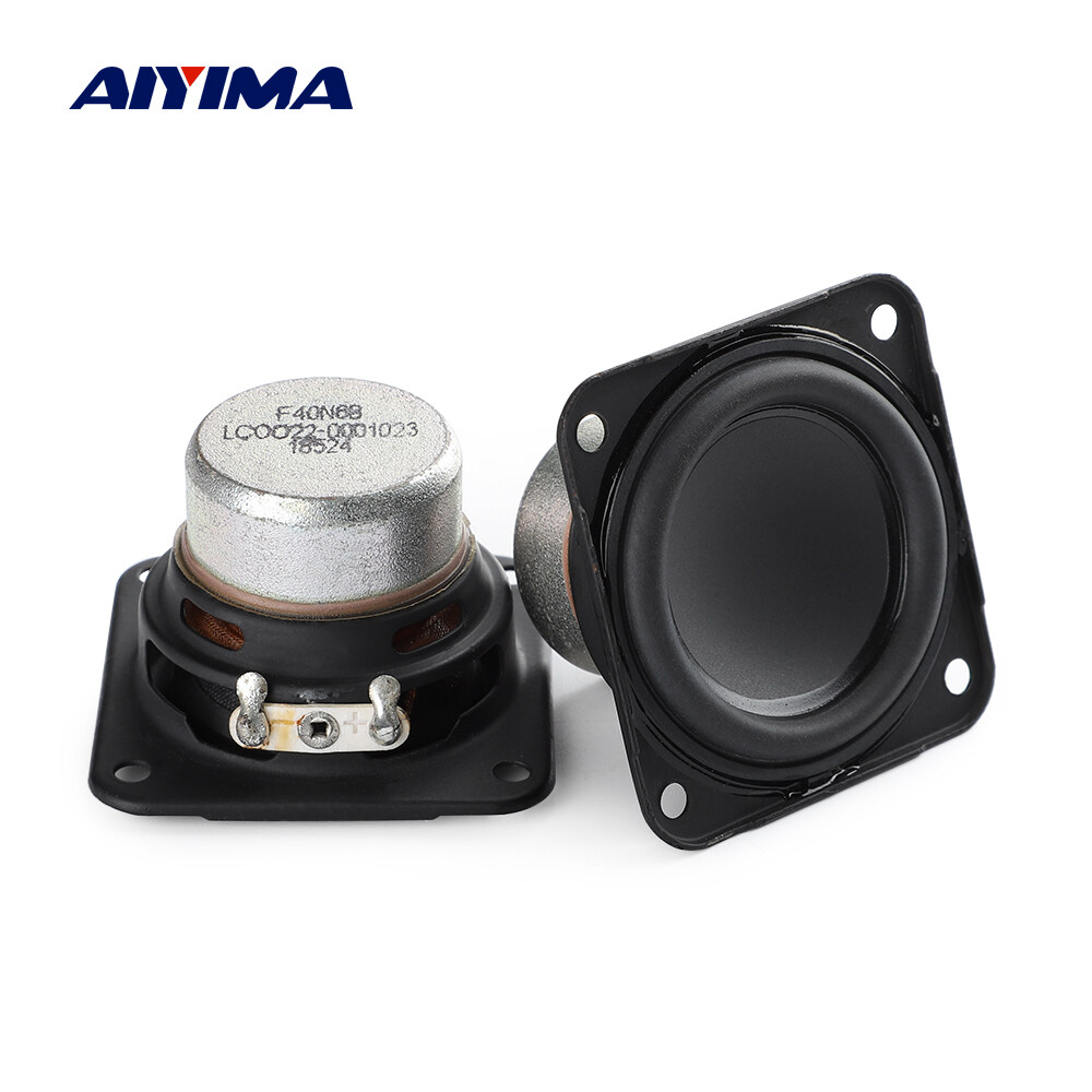 AIYIMA 2ชิ้น1.75นิ้วเต็มรูปแบบแบบพกพาเสียง BT ลำโพง4โอห์ม10วัตต์ลำโพงจังหวะขนาดใหญ่สำหรับ Harman ...
