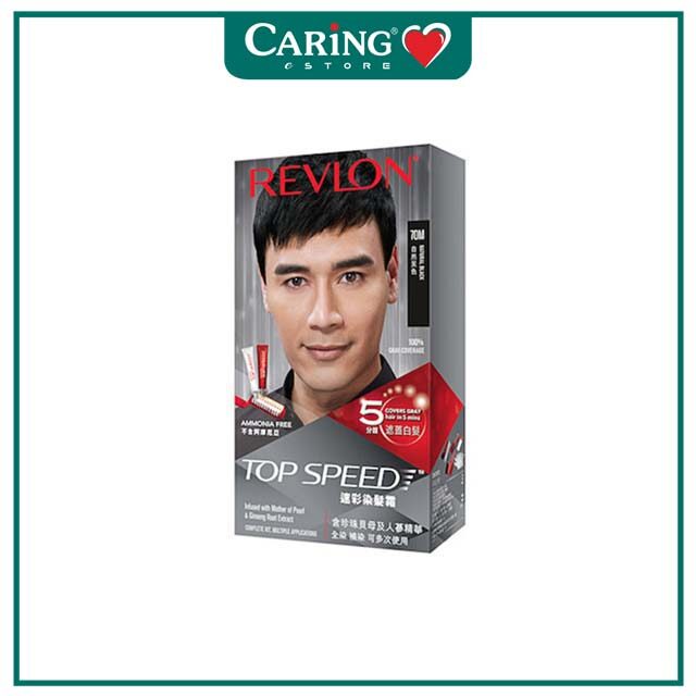 REVLON TOP SPEED MEN 70M NATURAL BLACK 59ML | Lazada