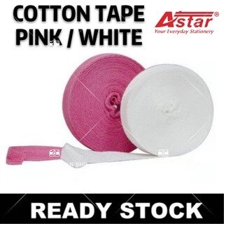 Astar Cotton Tape 15Mx13mm (White / Pink) / Tali Barut / Tali Ikat Fail ...