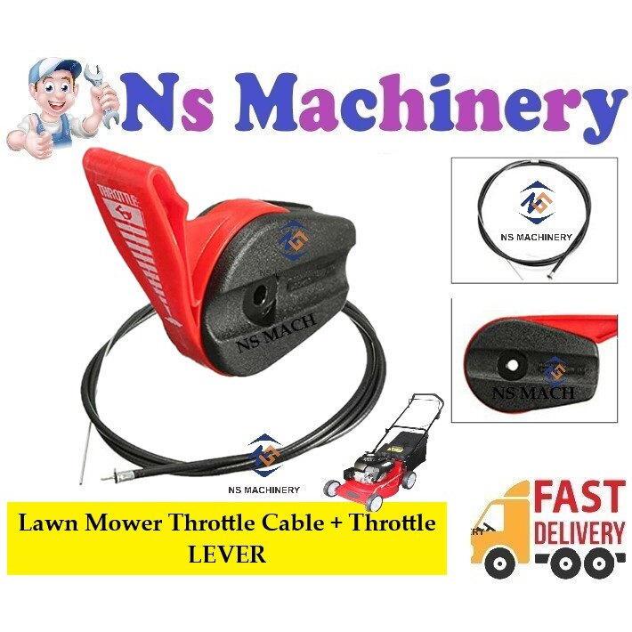 Lawn Mover Throttle Cable Set Hand Push Mover Briggs & Stratton Ogawa ...