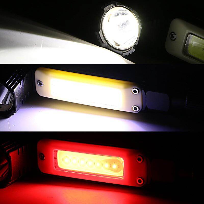 ROJ Handheld LED COB Flashlight USB Rechargable Flashlight Flexible ...