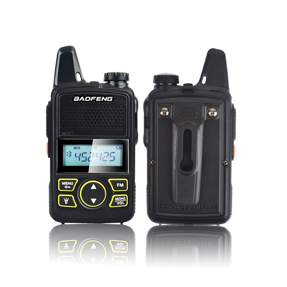 2pcs Official Original baofeng Mini Walkie Talkie BF-T1 UHF 400-470MHz ...