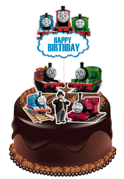 Thomas and Friends Cake Topper (Laminated) | Lazada