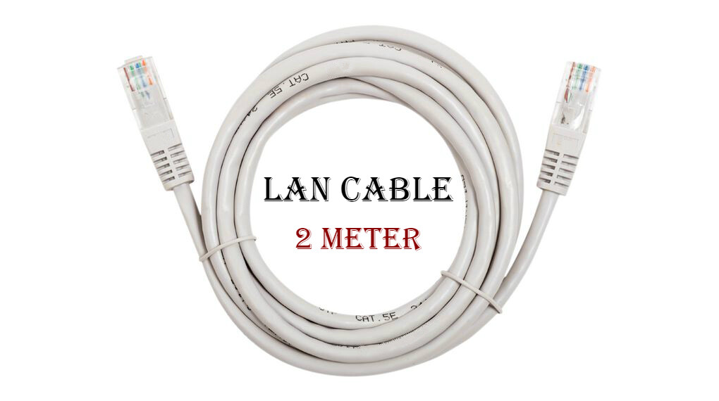 【Ready Stock】(2meter) White External Network Ethernet Cable Cat5e LAN ...