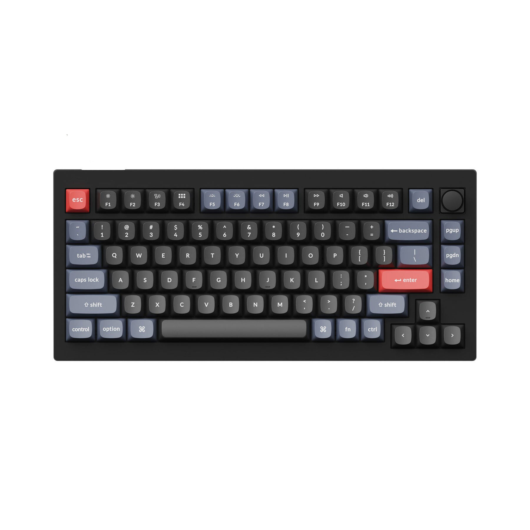 Original Keychron V1 RGB Mechanical Keyboard 75 Keys wired mechanical ...