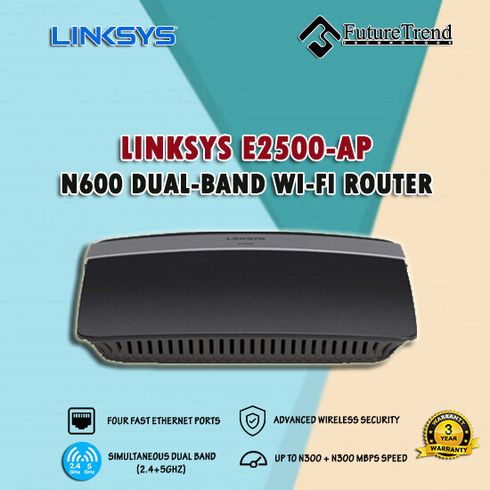 Linksys E2500 N600 Dual-Band Wi-Fi Router | Lazada