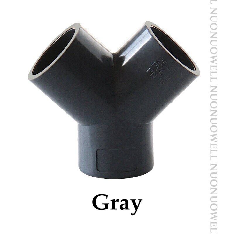 Y-Type (M.STOCK) PVC Tee Connector Water Supply Tube Joint Y Inclined ...