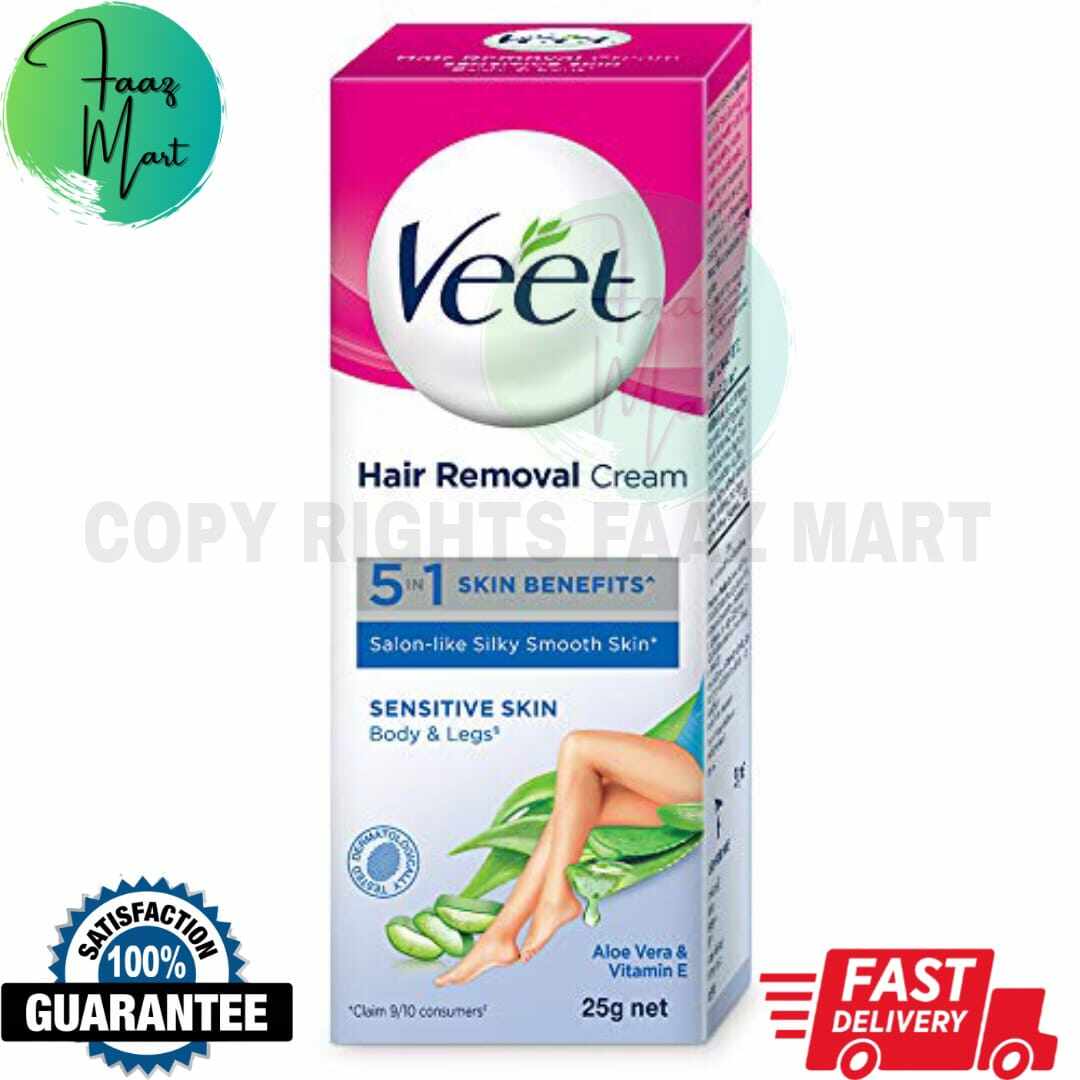 VEET SENSITIVE HAIR REMOVAL CREAM 25G,50G AND 100G | Lazada