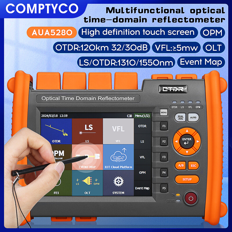 COMPTYCO Mini pro OTDR Reflectometer 9-function all-in-one device OPM ...