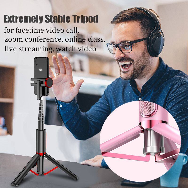 3 In 1 Selfie Stick Tripod Rechargeable Bluetooth Mobile Phone Holder ...