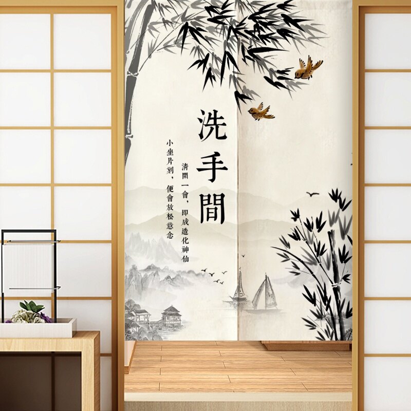 Restoran Kitchen Langsir Dapur Pintu Door Curtain Gaya Jepun ...