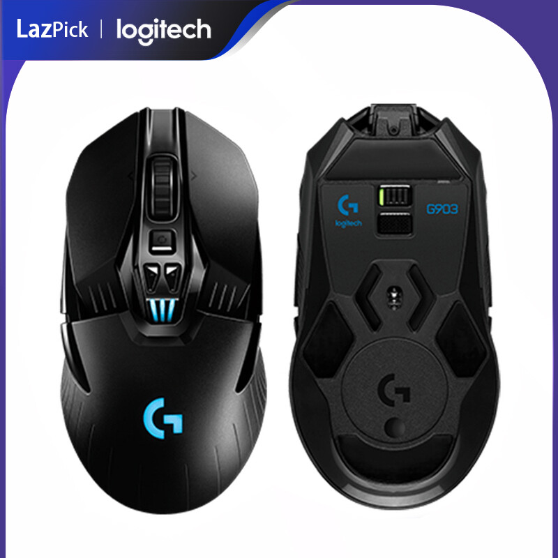 Logitech G903 HERO LIGHTSPEED Wireless Gaming Mouse RGB 25600DPI Gaming ...