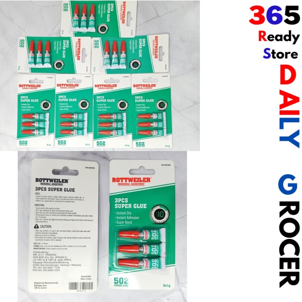 Gam 502 HARDEX Industry Super Glue 3 in 1 Pcs /instant dry / instant ...