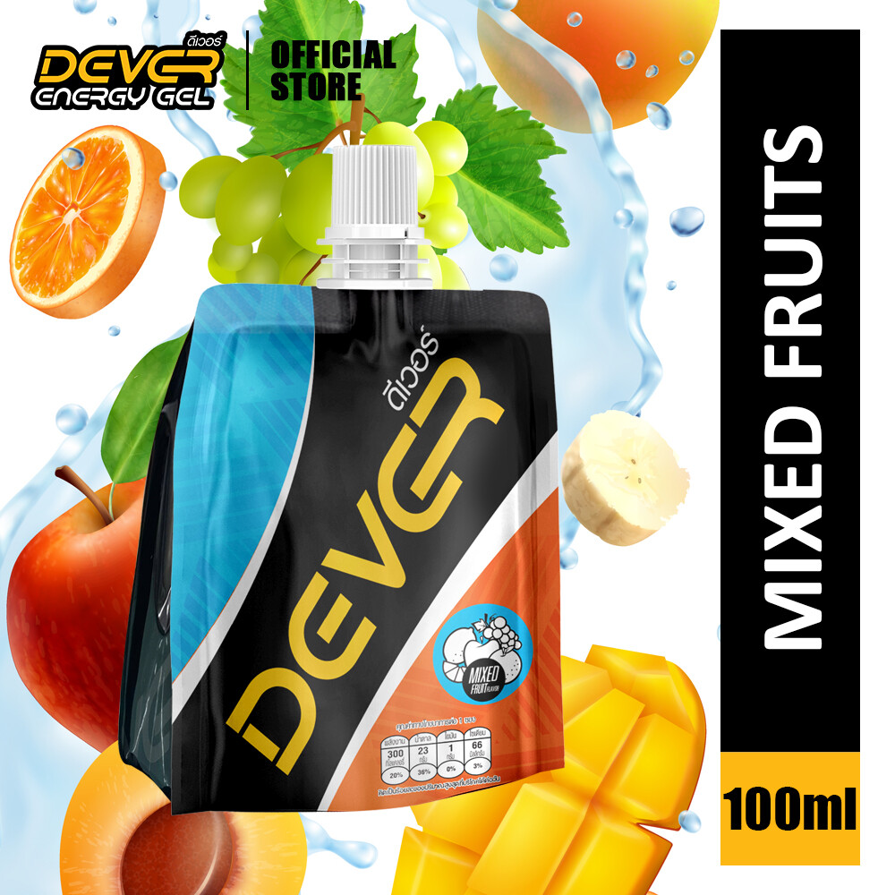 100ml Dever Energy Gel Malaysia (Apple, Cola, Grape, Lemon, Lychee ...