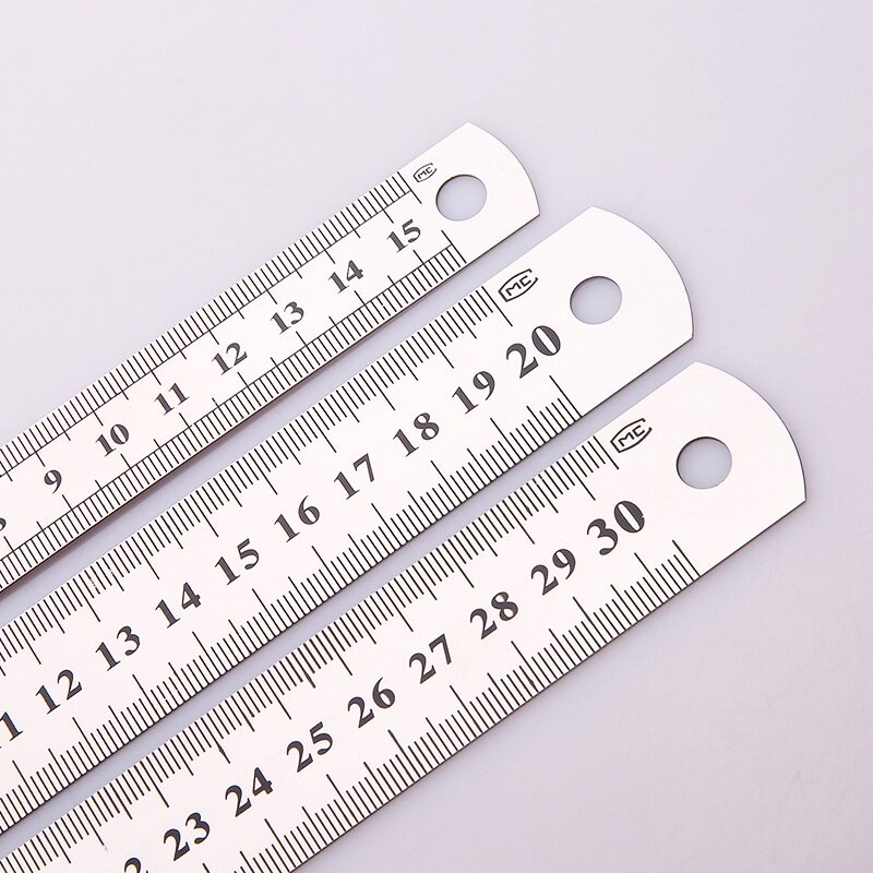 【Ready Stock Malaysia】 Stainless Steel Metal Ruler Multifunctional ...