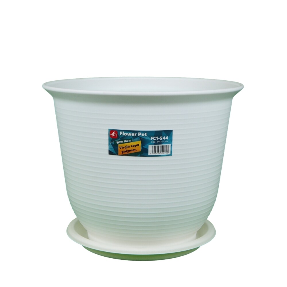 FC1 Diameter 34cm High Quality Round Liner Texture Flower Pots With ...
