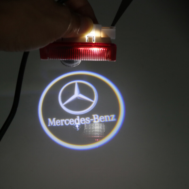 2pcs LED Car Door Light Car Door Welcome Light Logo Projector Ghost ...