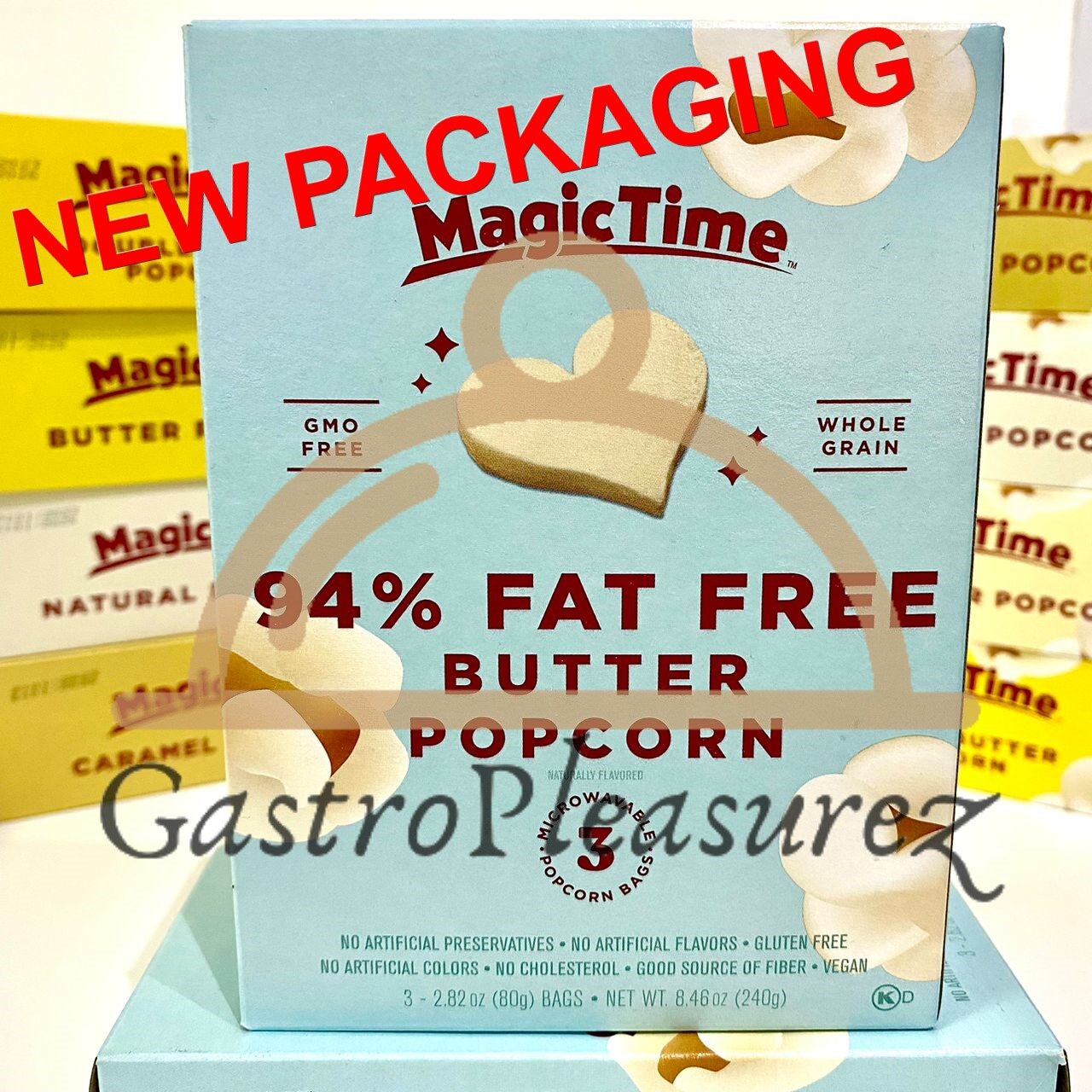 MagicTime Premium Microwave Popcorn - 94% Fat Free Butter [Ready Stock ...