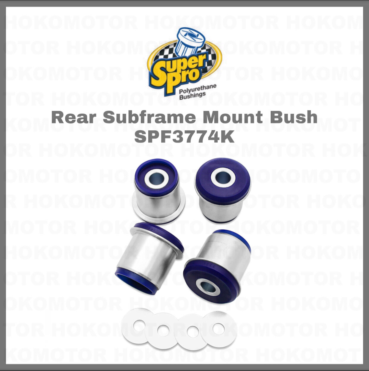 SuperPro Rear Subframe Mount Bush - SPF3774K (1set) For Nissan Skyline ...