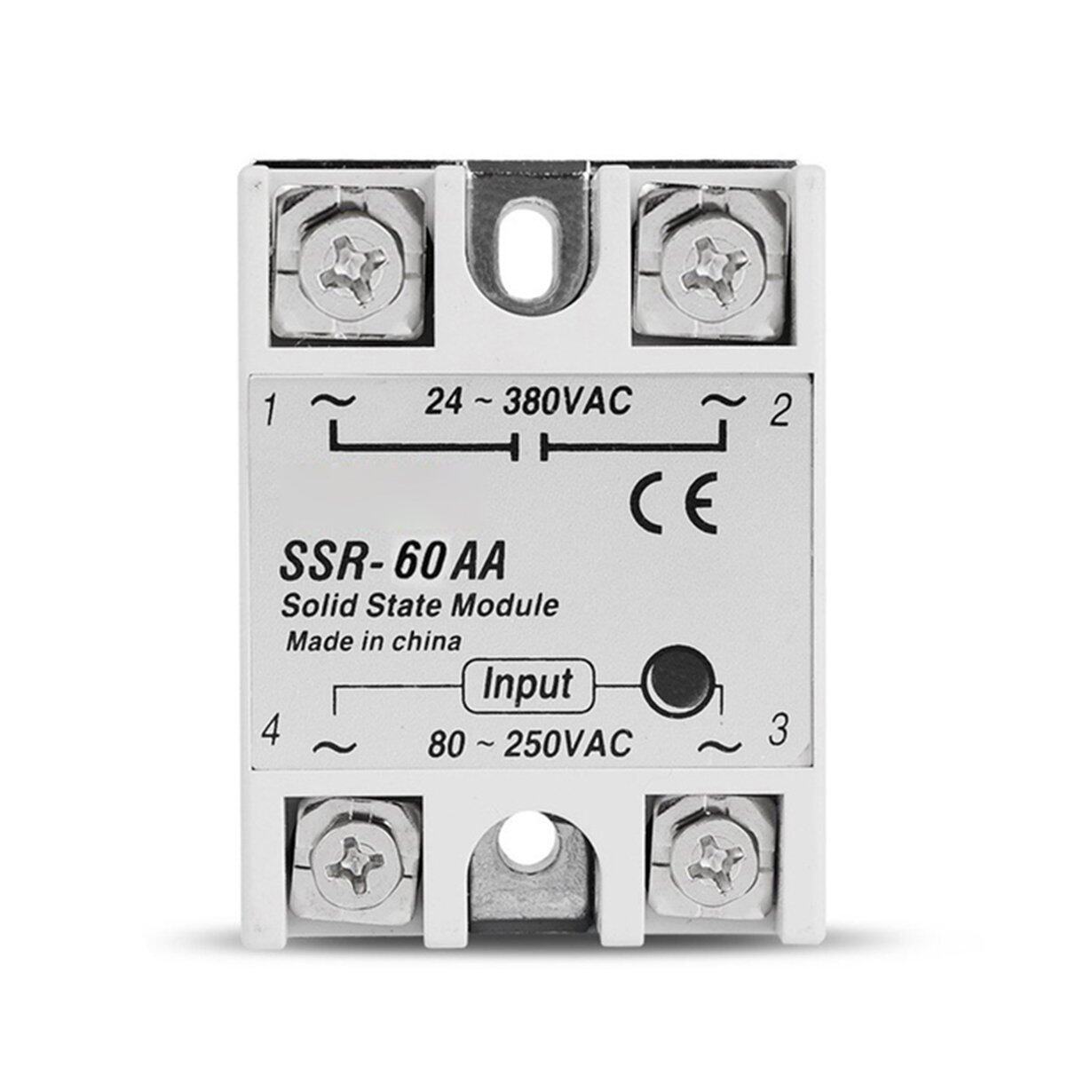 ขายดี Solid State Relay AC-AC แรงดันไฟฟ้า80-250VAC ถึง220V 24-380VAC ...