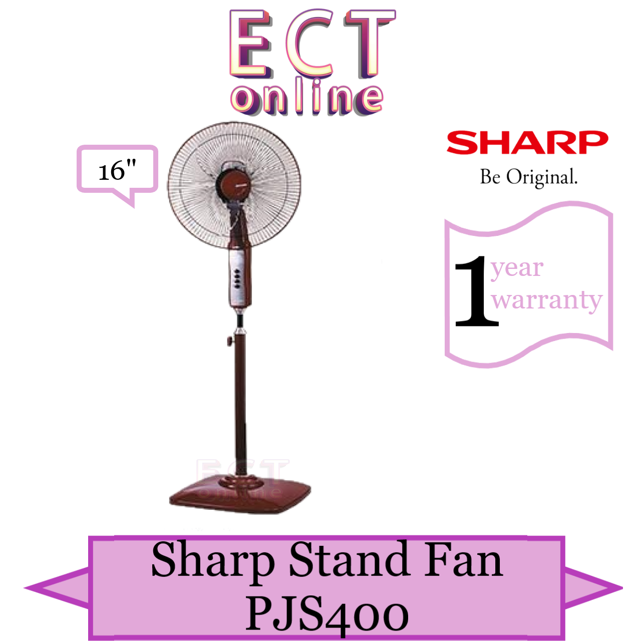 Sharp 16" Stand Fan PJS400 PJS-400M | Lazada