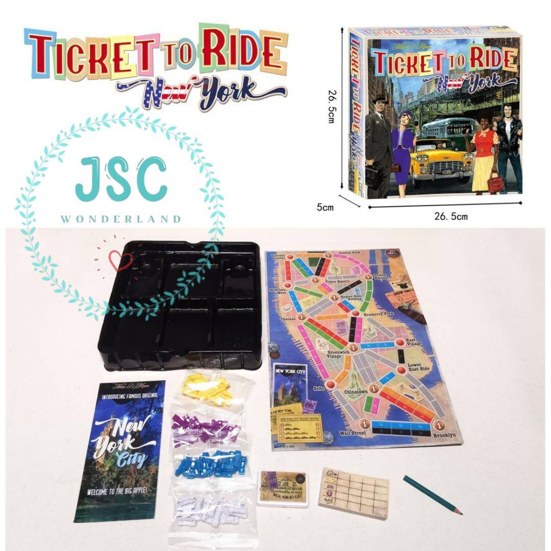 Ticket to Ride Europe Board Game I Ticket to Ride Amsterdam Board Game ...