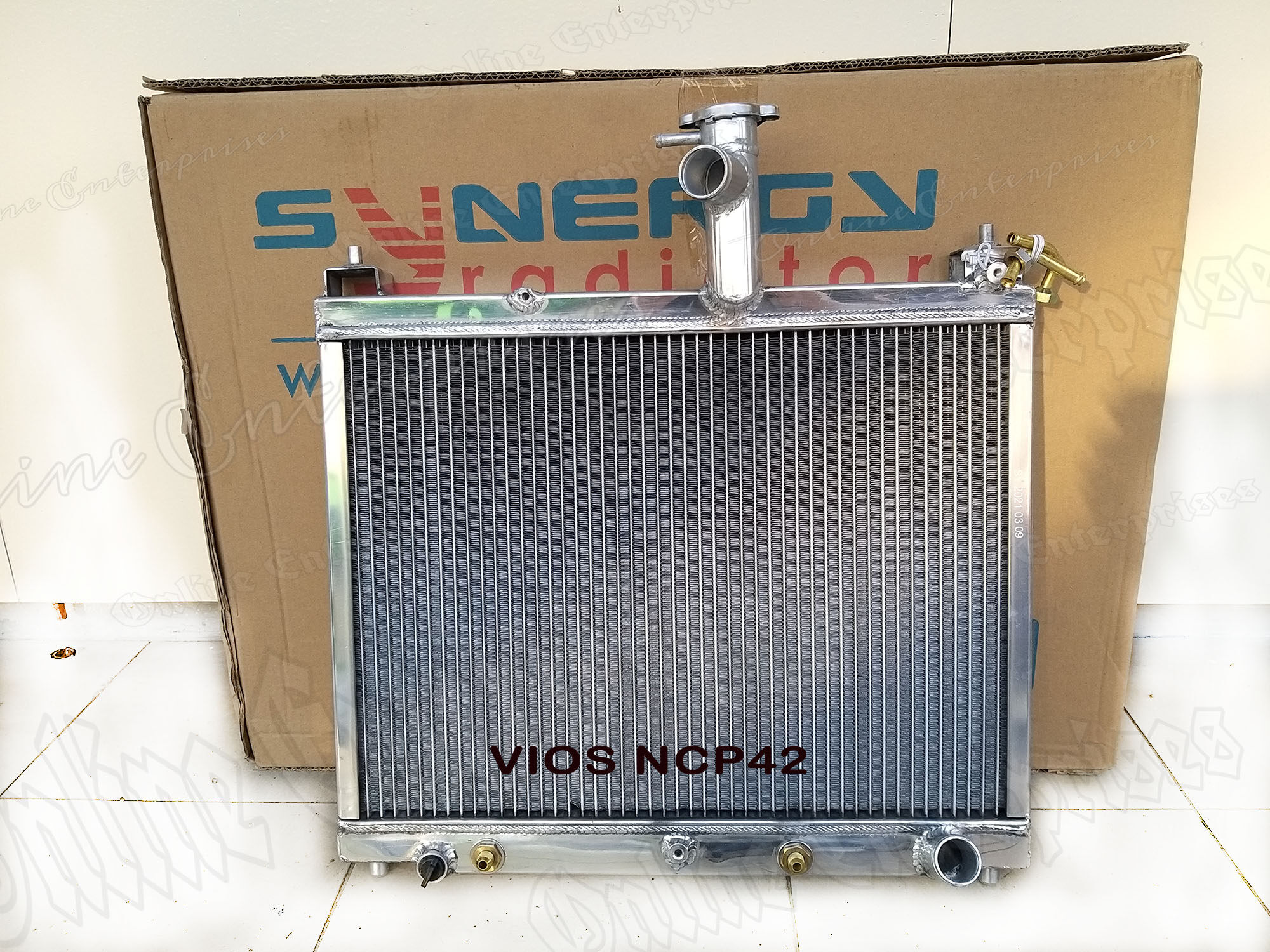 SYNERGY aluminum Radiator NCP42 Alloy Radiator Toyota Vios Ncp42 yaris ...