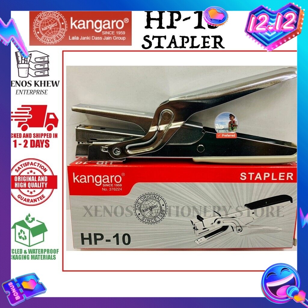 KANGARO HP-10 STAPLER PLIER STAPLER HP10 (READY STOCK / 100% ORIGINAL ...