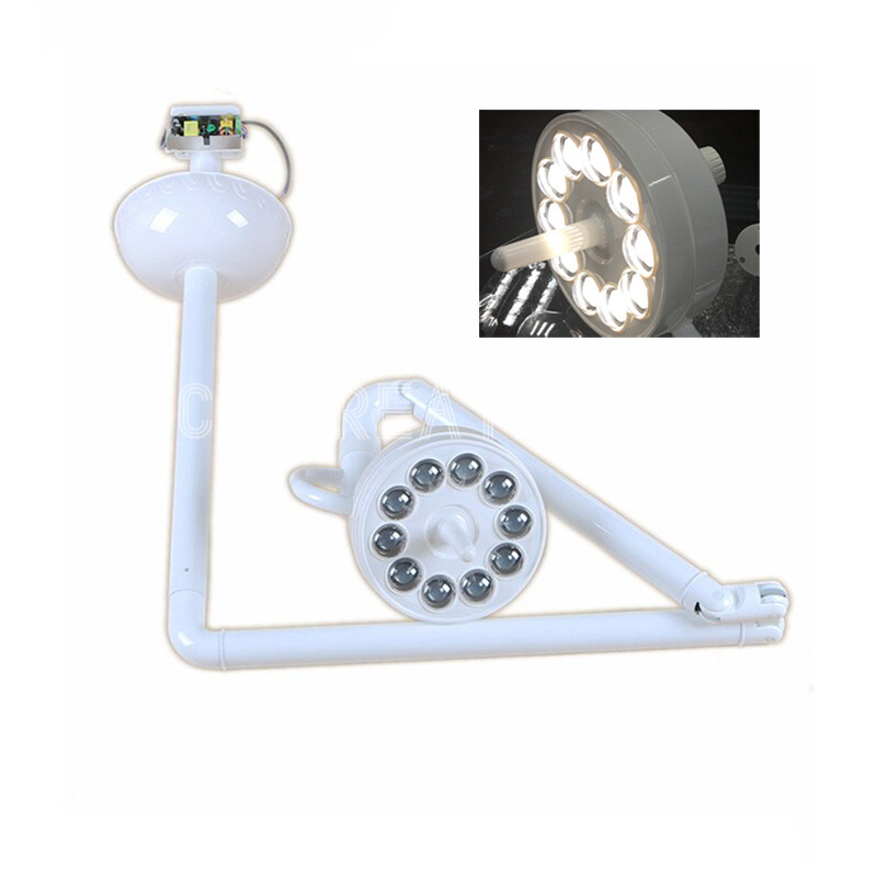 Dental Ceiling Mount Lamp Cold Light Examination Shadowless Lamp Dental ...
