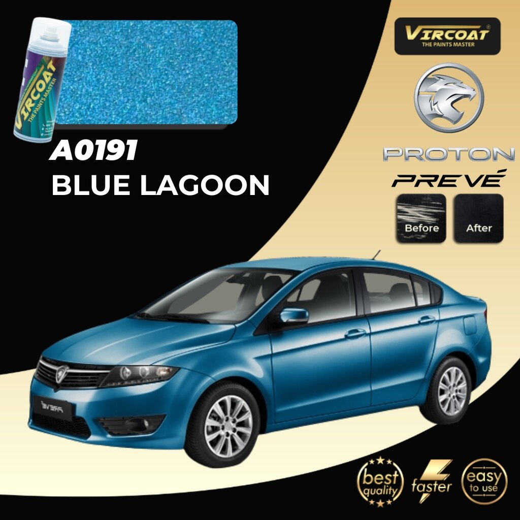 [Proton Preve] Touch Up Paint VIRCOAT Aerosol Spray Ideal Original ...