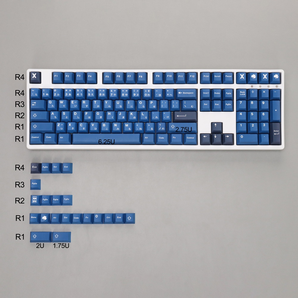 GMK Striker keycaps cherry profile Dye-Sublimation PBT keycap 129keys ...