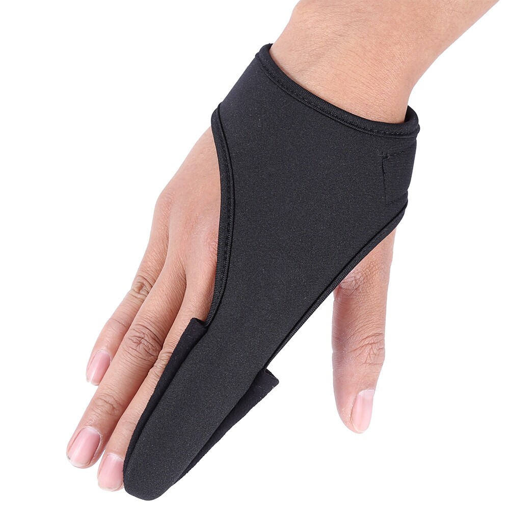 【COD】สีดำสบายเดียว Index Finger Protector Single Finger Fishing Gloves ...