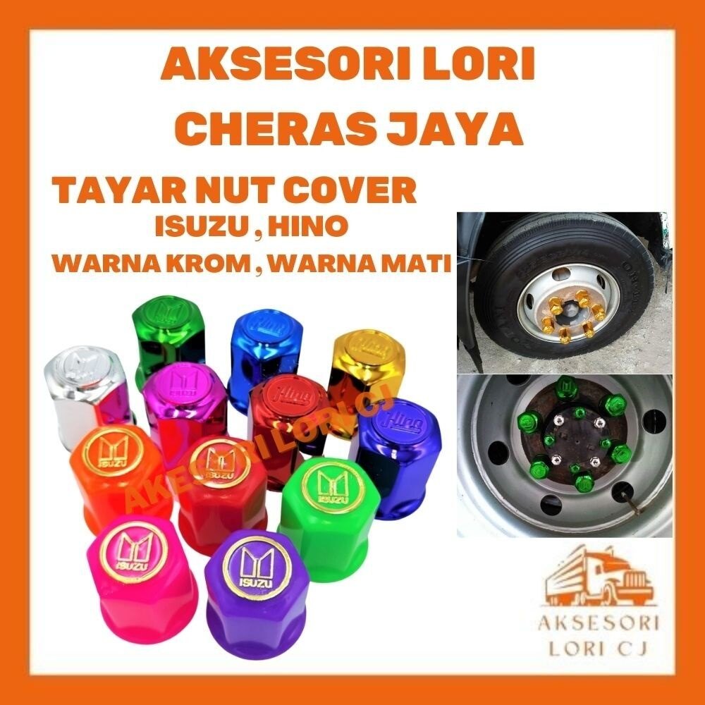 AKSESORI LORI CHERAS JAYA TAYAR NUT COVER LORI 41MM COVER NUT SAIZ 41MM ...