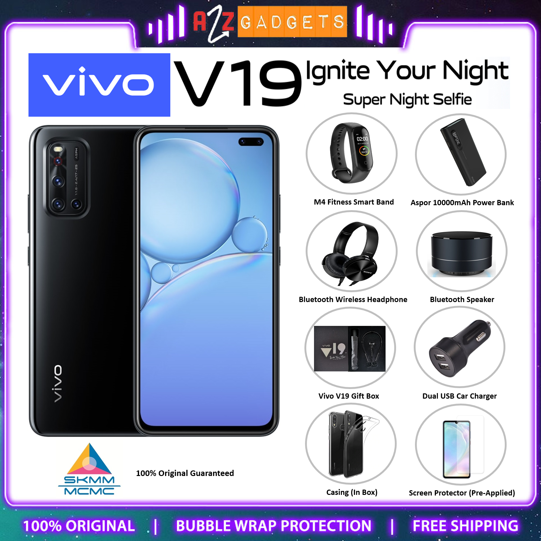 vivo V19 Price in Malaysia & Specs - RM1629 | TechNave