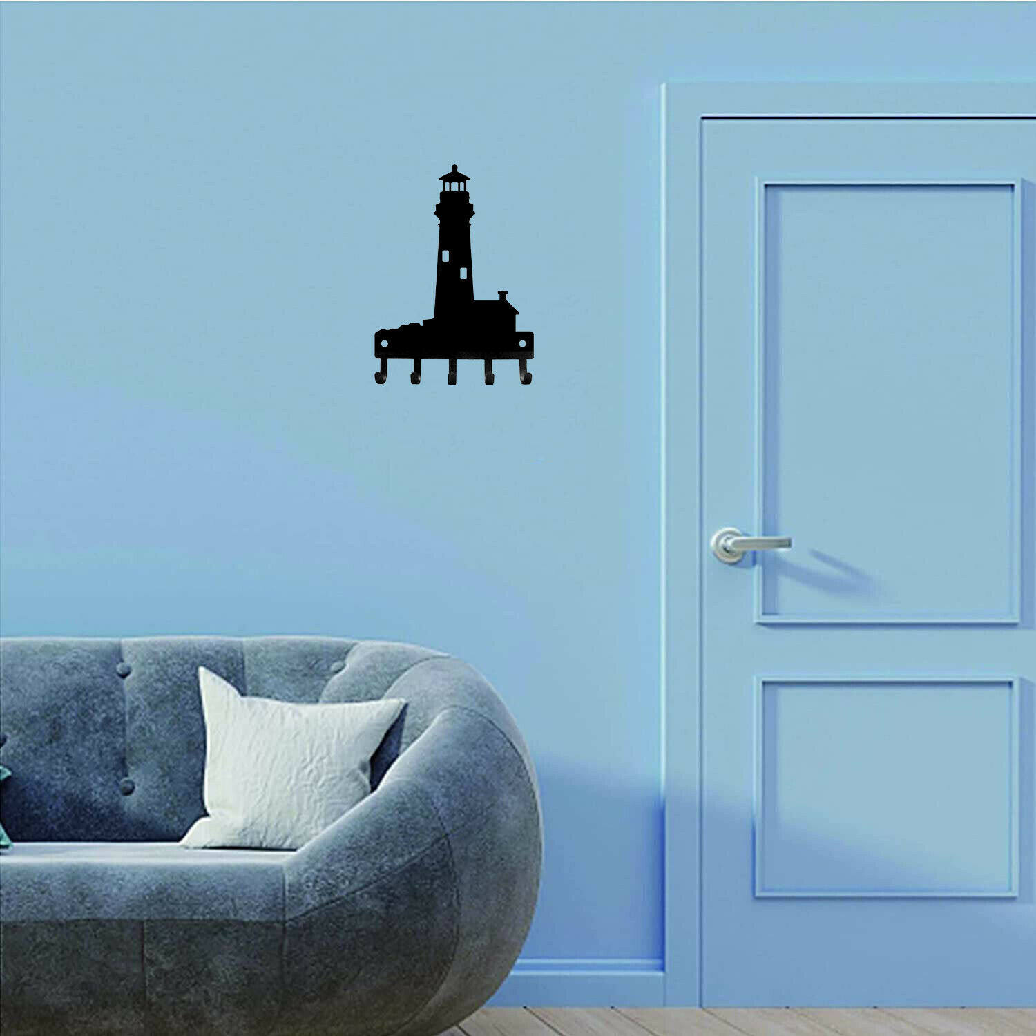 Lighthouse Key Rack Hanger 6 inch Wide Metal Wall Art | Lazada PH