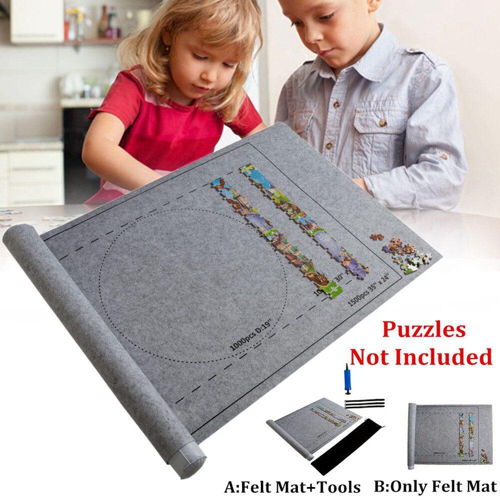 Household Roll Up Game Accessories For Up To 1500 Pieces Jigsaw Storage ...