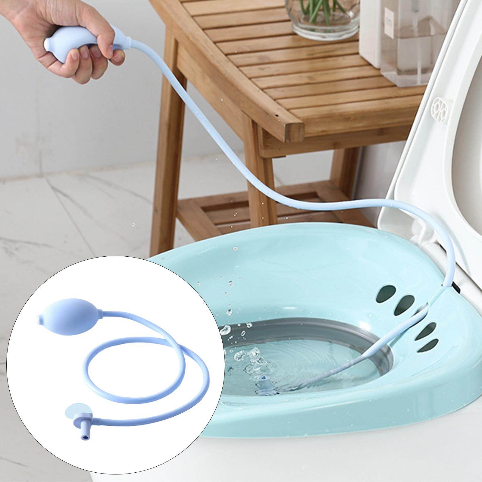 Moon ISILAND Foldable Sitz Bath Flusher with Suction Cup for Bidet ...
