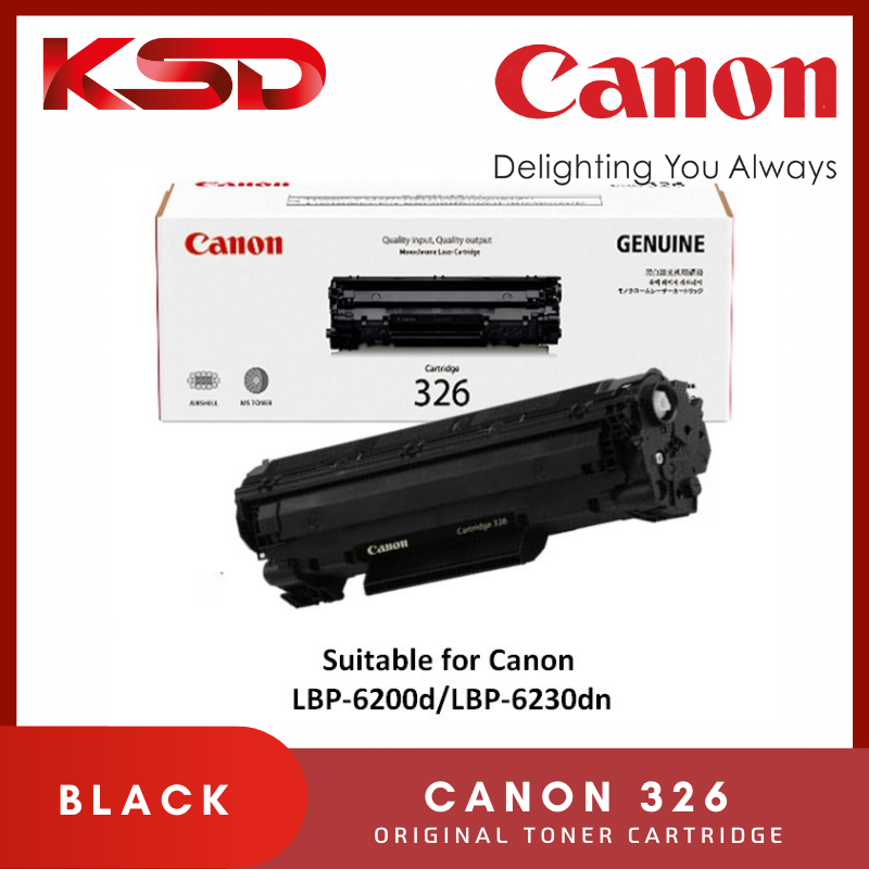 Canon 326 Black Toner Cartridge | Lazada