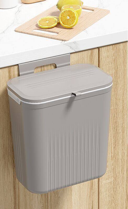 7L/9L Wall Mounted Waste Bucket Kitchen Cabinet Storage Smart Bucket ...