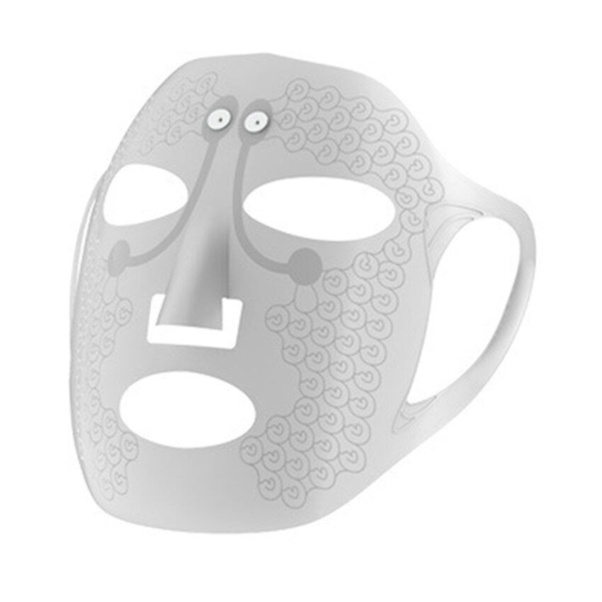 Electronic Facial Mask Silicone Microcurrent Massage Device Soft Gel ...