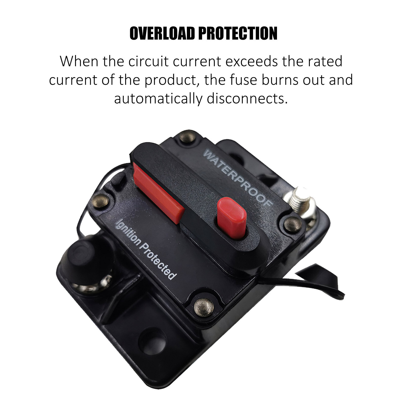 【Factory price】Waterproof 50A 60A 80A 100A Car Circuit Breaker Portable ...