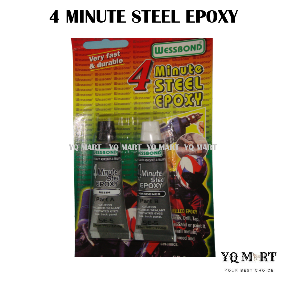 4 Minute Steel Epoxy/Steel Filled Epoxy | Lazada