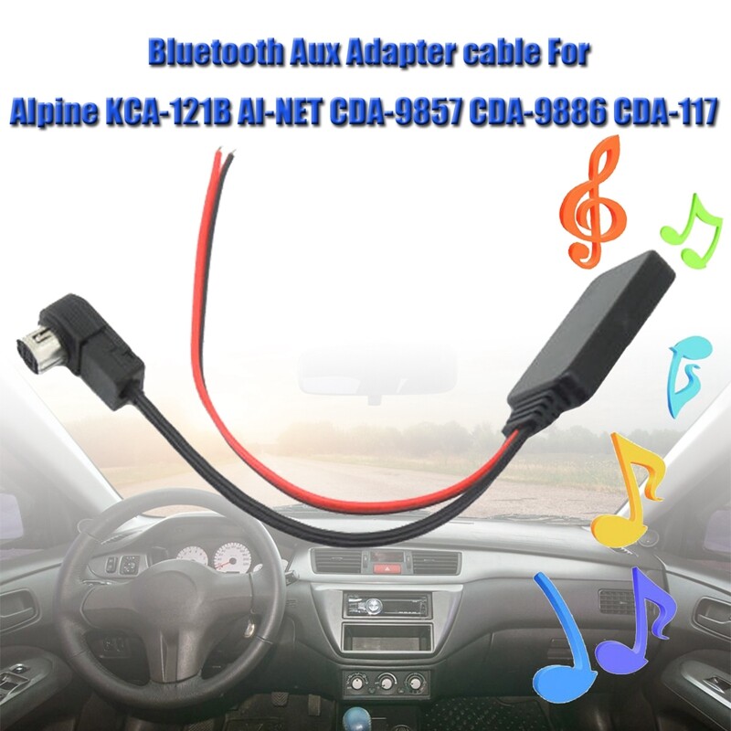Car Wireless Bluetooth Module Music Adapter Auxiliary Receiver Aux ...