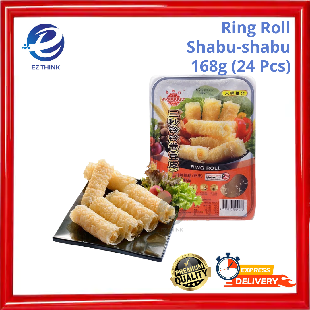 Everbest Ring Roll Steamboat Bean Curd Soy Bean 火锅卷入您心里 168g (24 Pcs) | Lazada
