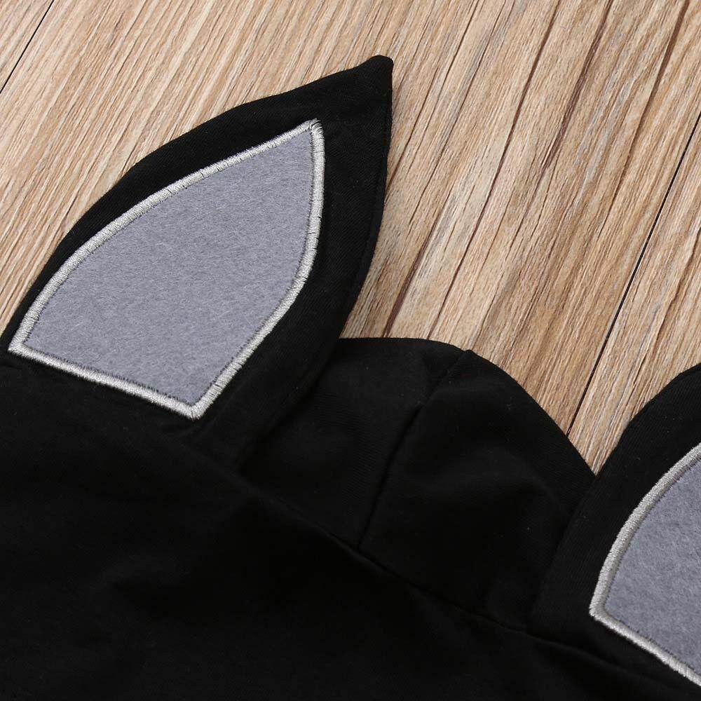 QQQ MALL Toddler Newborn Baby Boys Girls Halloween Cosplay Costume Romper Hat Outfits Set ...