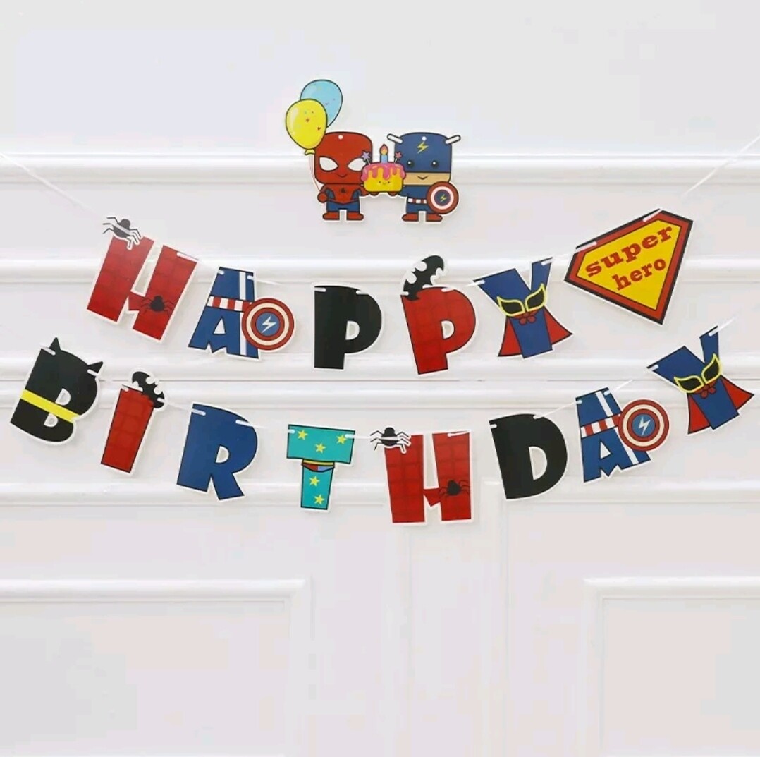 BIG💥16x20CM💥 Happy Birthday Banner Triangle Flag Love Banner Party ...