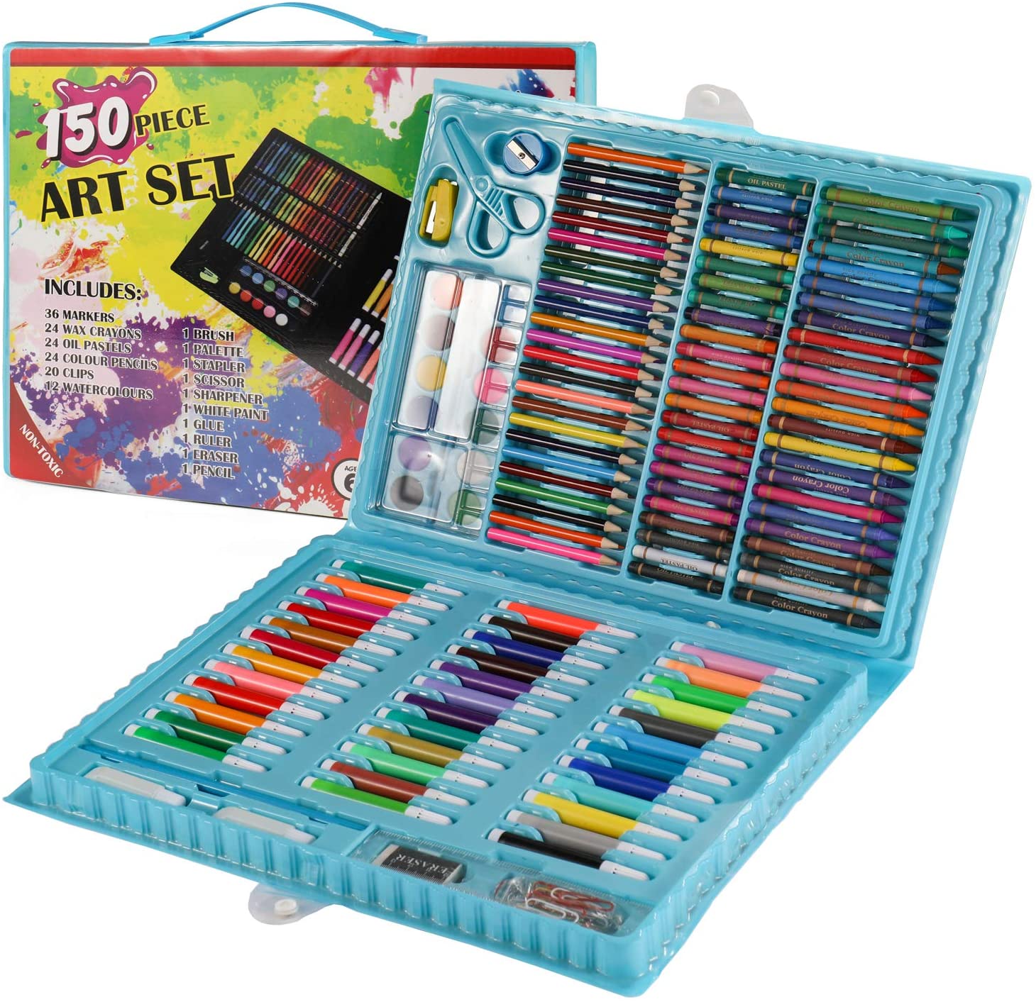Z-Gadget⚡208/150pcs Kids Painting Pen Colour Crayon Marker Pencil ...