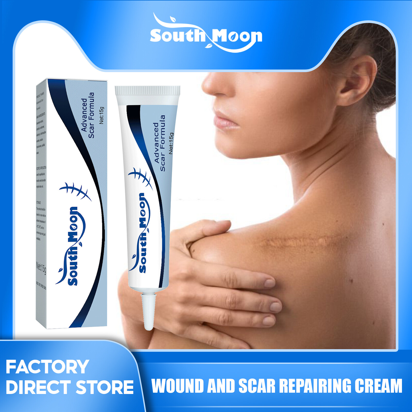 South Moon Wound And Scar Repairing Cream Scar Removal Cream Gel ...