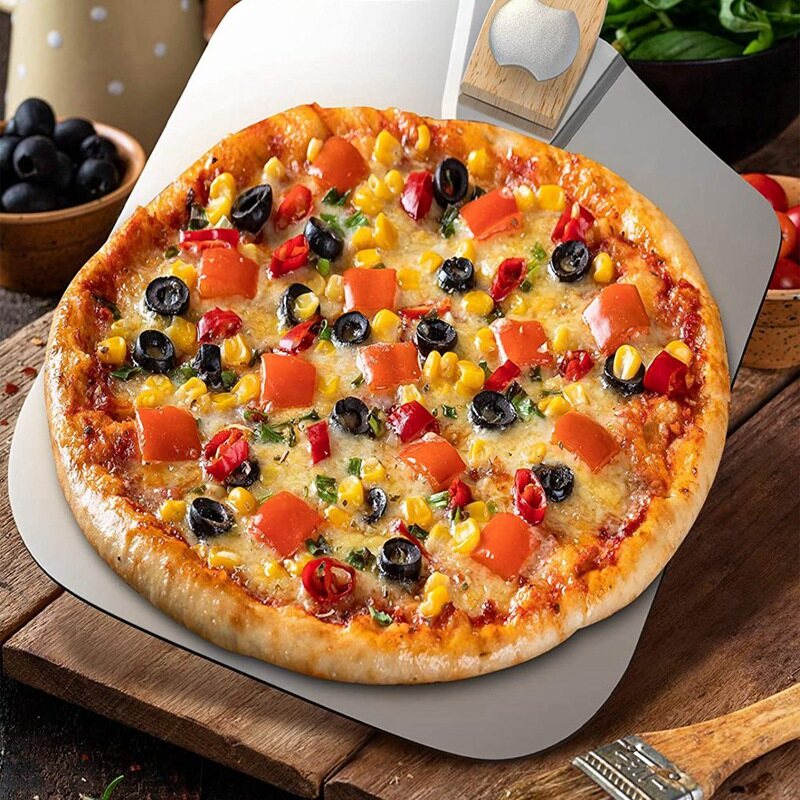 Pizza Peel Aluminium Metal Pizza Paddle Pizza Shovel with Foldable ...